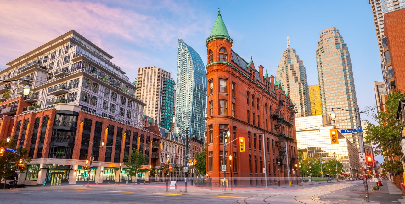 Toronto, Montreal, and Quebec City